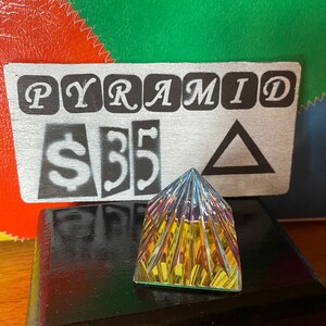 Rainbow Pyramid Prism/tabletop Pyramid - Etsy