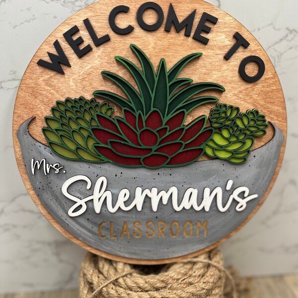 Classroom Door Sign - Etsy