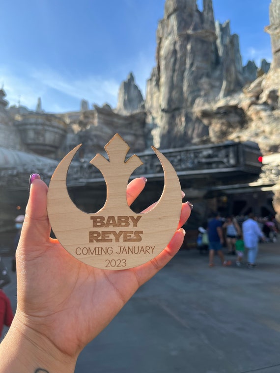 New Baby Announcement Star Wars Baby Rebellion Baby - Etsy