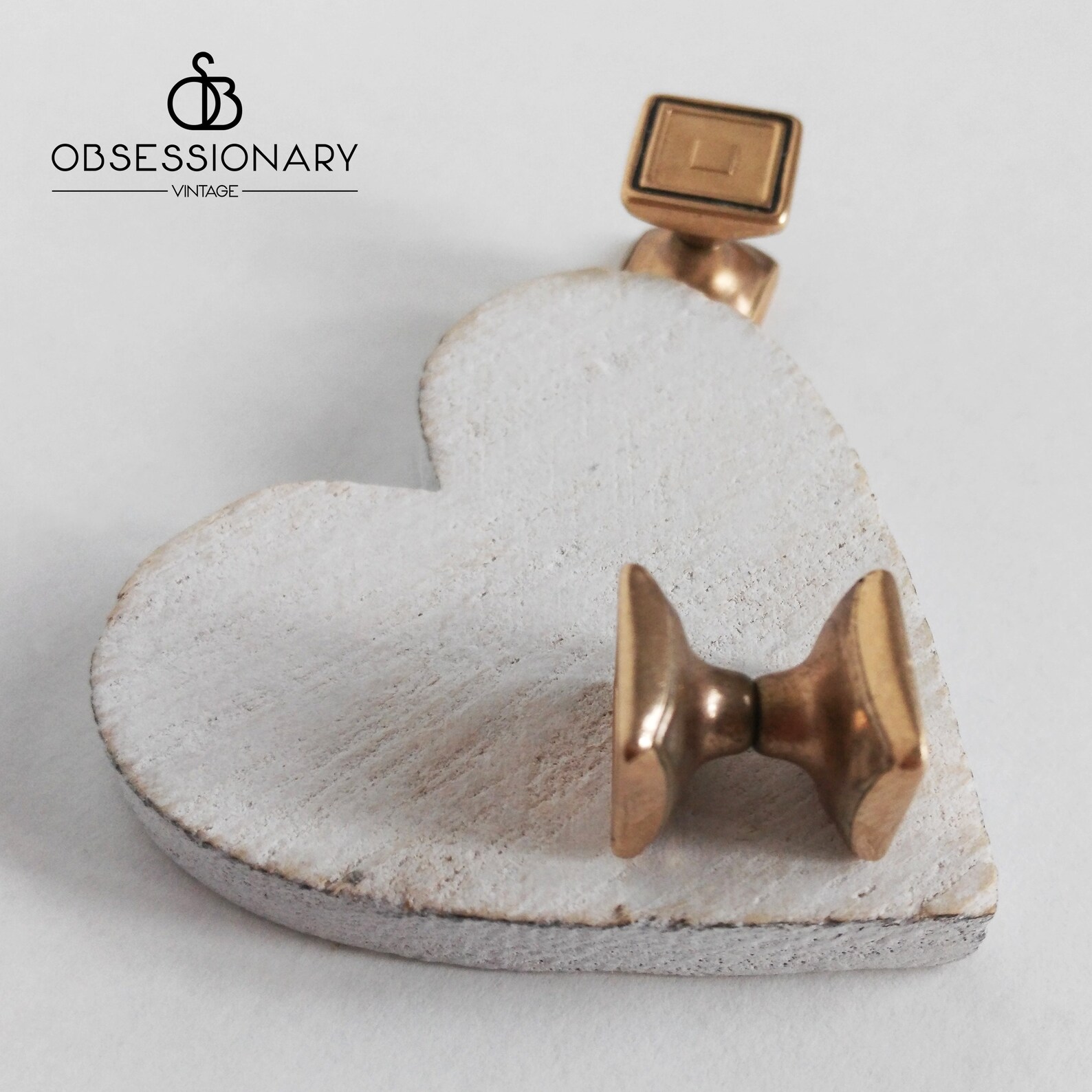 Cufflinks Vintage Spring Link Square Golden Black - Etsy