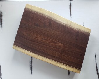 Black Walnut Live Edge Cutting Board - Etsy