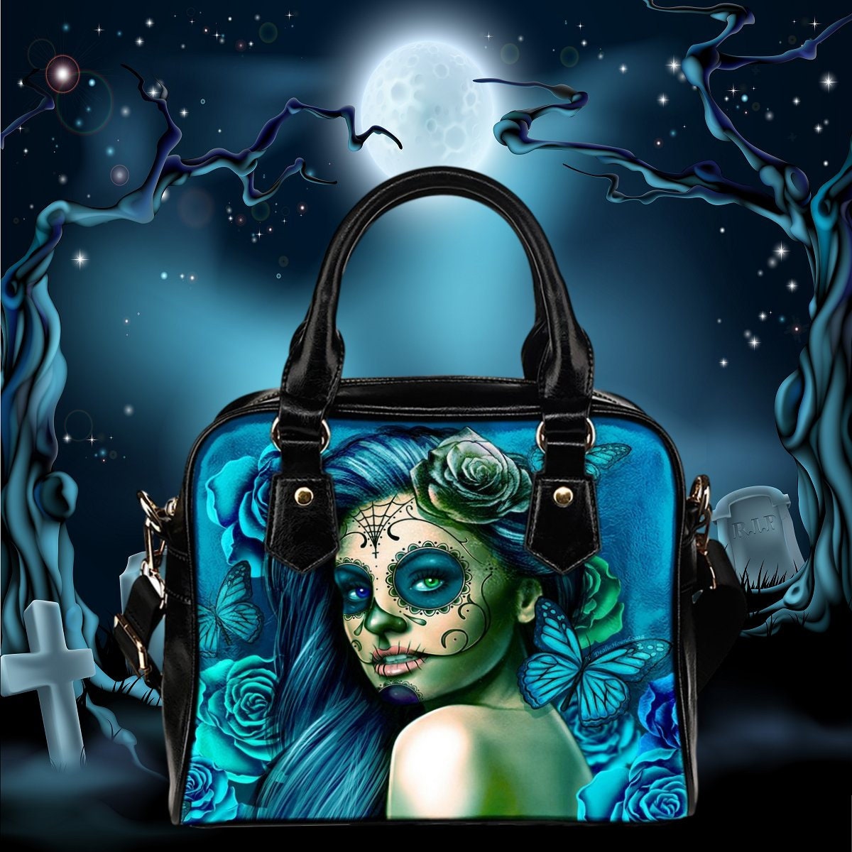 Calavera Design 2 Turquoise Accessorize Yourself Bundle 1 | Etsy