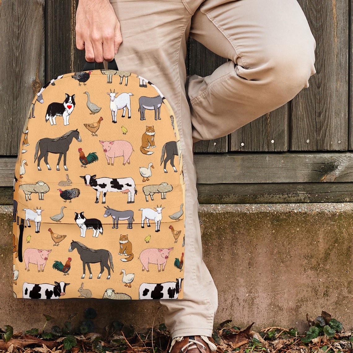 Farm Animals Design 1 Backpack for Kids Teens and Adults | Etsy