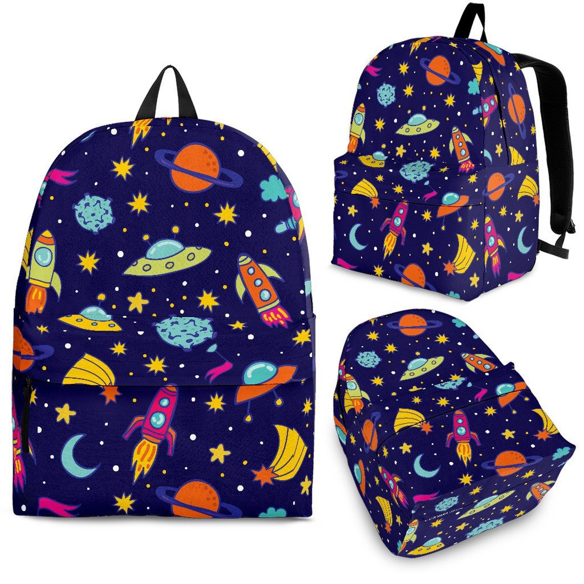Outer Space Backpack for Kids Teens and Adults design 2 - Etsy