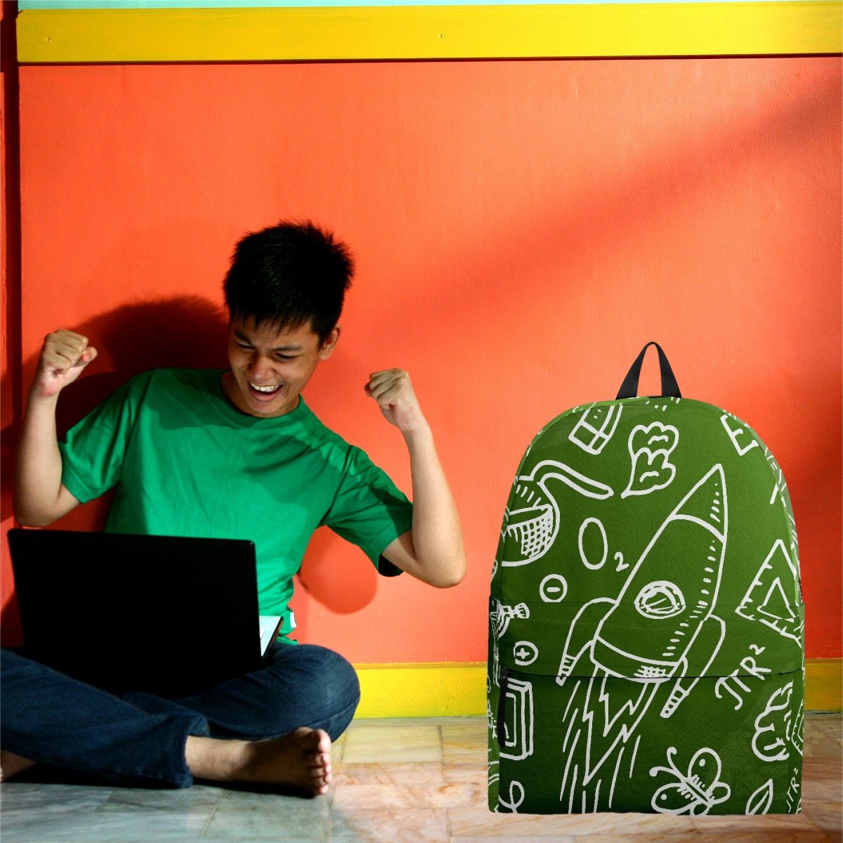 Science Chalkboard Design 1 Backpack For Kids Teens And | Etsy