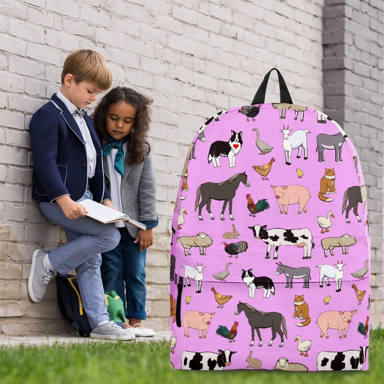 Farm Animals Design 1 Backpack for Kids Teens and Adults | Etsy
