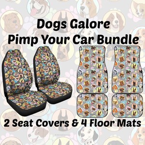 Dogs Galore Pimp Your Car Bundle 1 Pair of Micro Fiber Car - Etsy