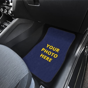 Personalized Car Floor Mats Set Using Your Own Photo or Design - Etsy