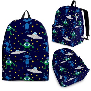 Aliens Backpack for Kids, Teens, and Adults design 1 Great Gift for ...