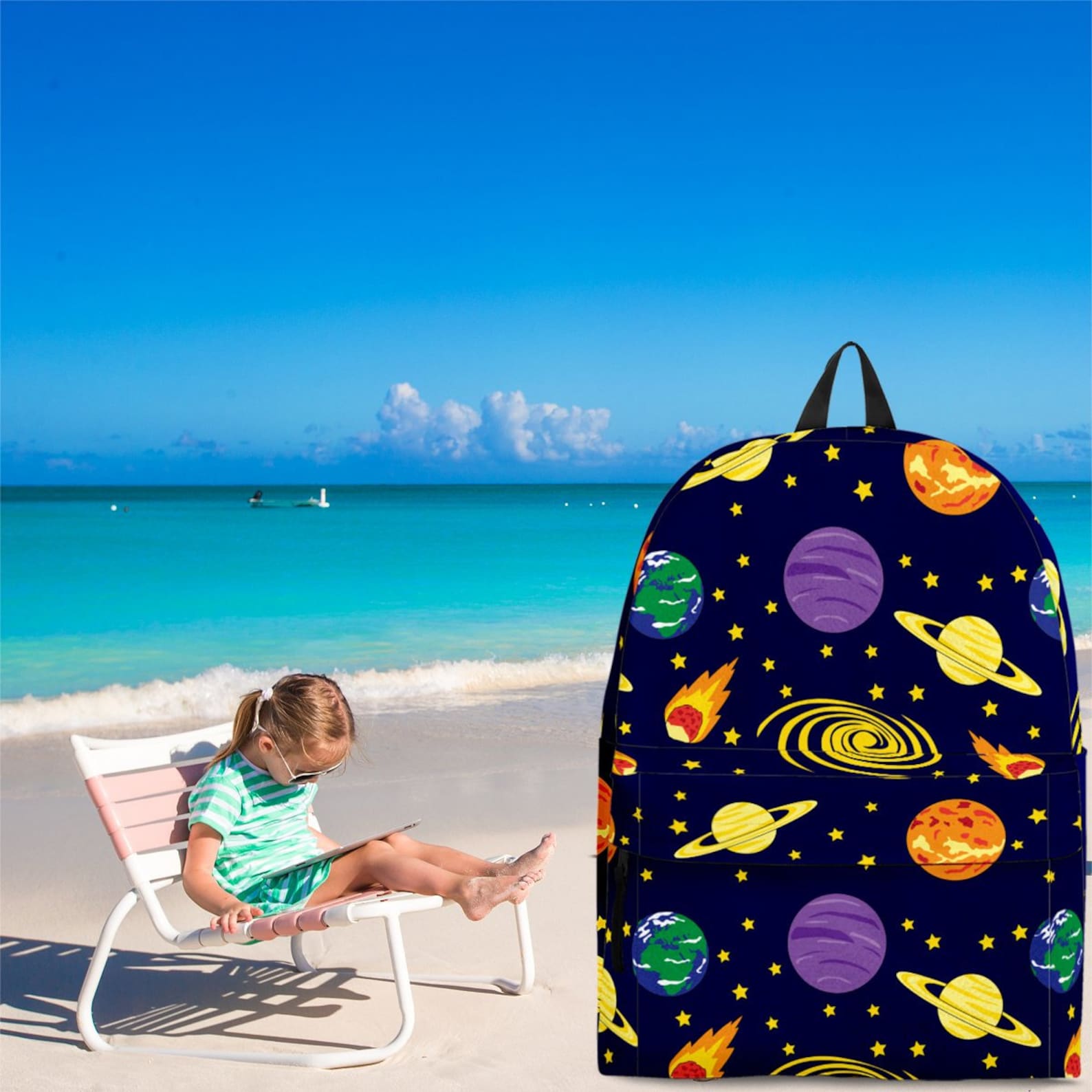 Planets Backpack for Kids Teens and Adults design 1 - Etsy