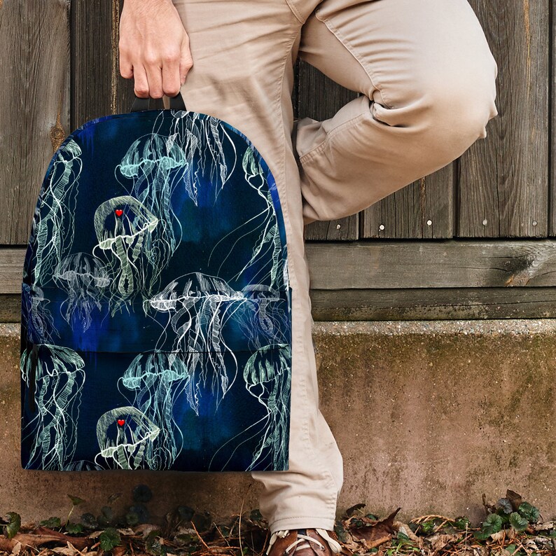 Sea Life Collection Jellyfish design 2 Backpack for Kids - Etsy