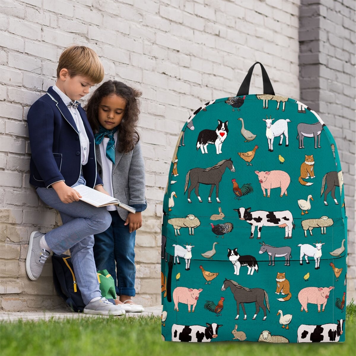 Farm Animals Design 1 Backpack for Kids Teens and Adults | Etsy