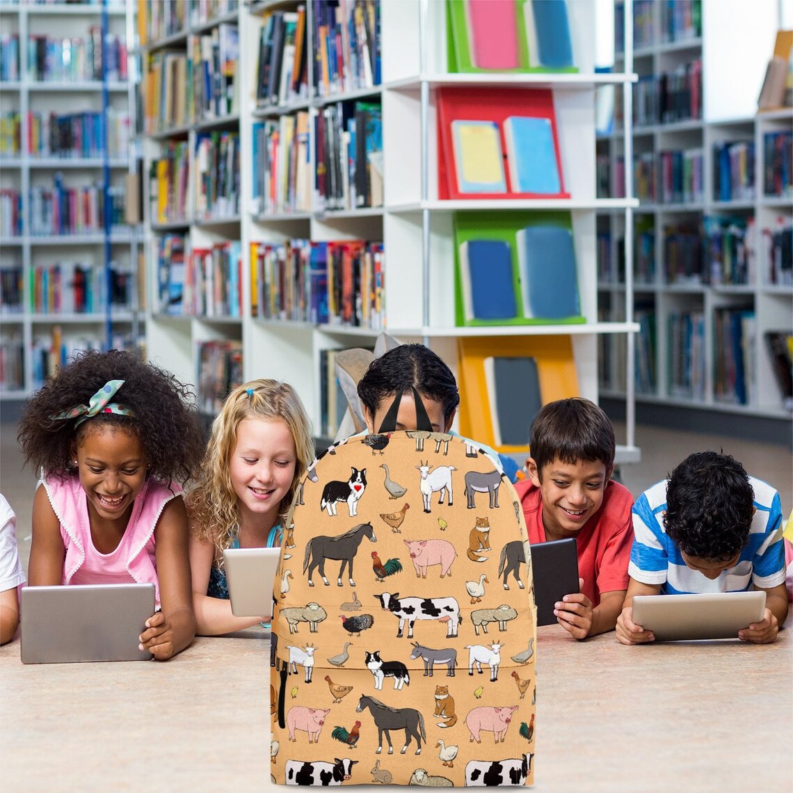 Farm Animals Design 1 Backpack for Kids Teens and Adults | Etsy