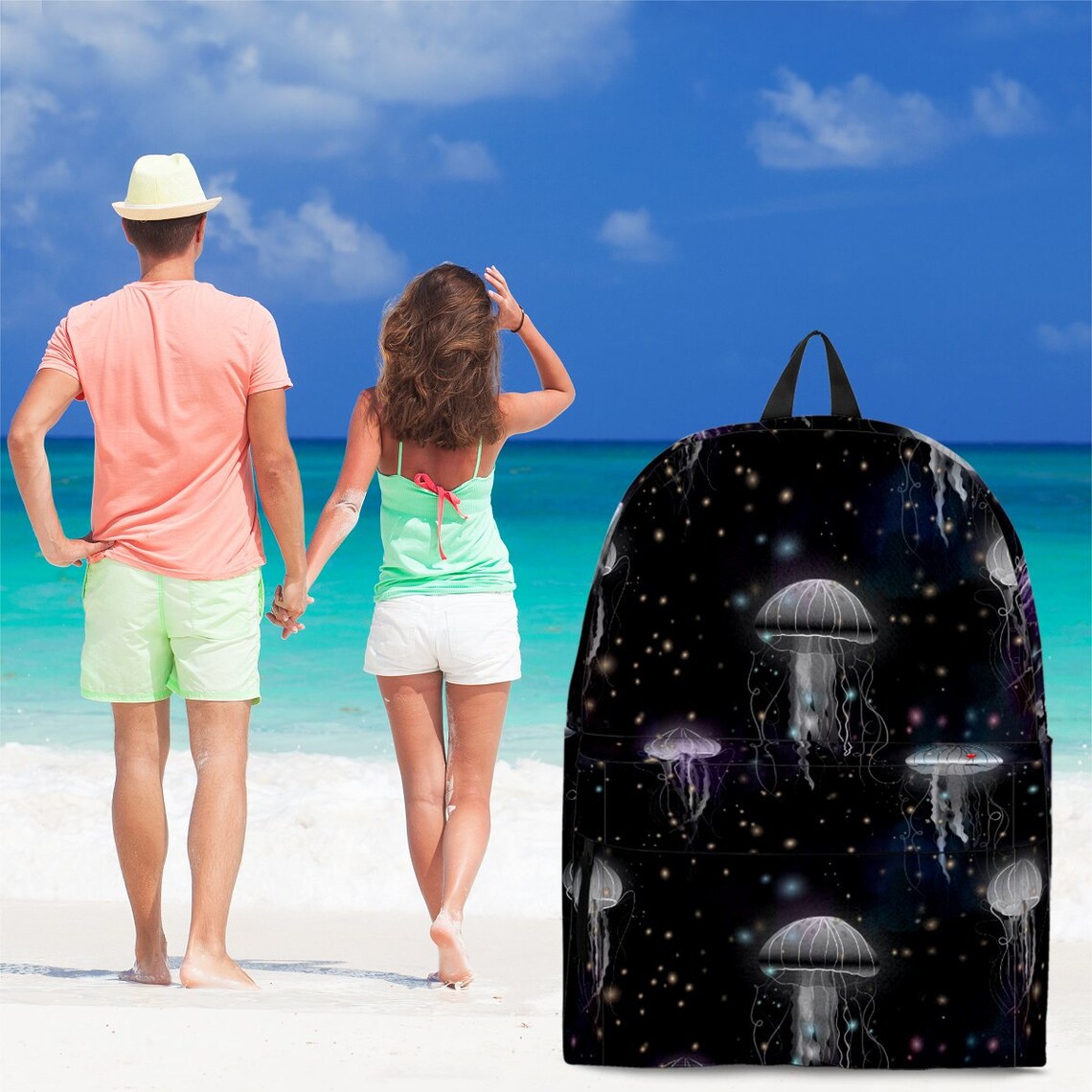 Sea Life Collection Jellyfish design 3 Backpack for Kids - Etsy