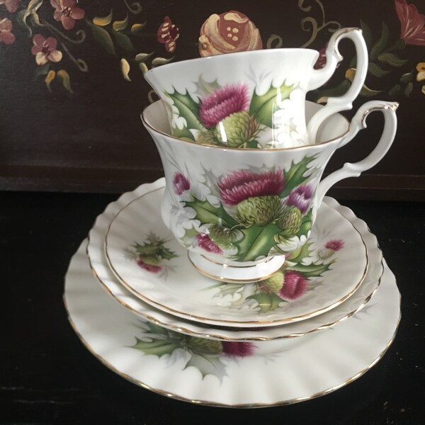 Thistle Tea Cup - Etsy