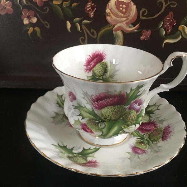 Thistle Tea Cup - Etsy