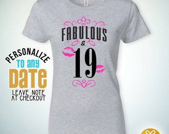 19th birthday gift | Etsy