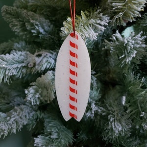 Surfboard Christmas Ornament, Beach House Decor, Surfing Ornament ...