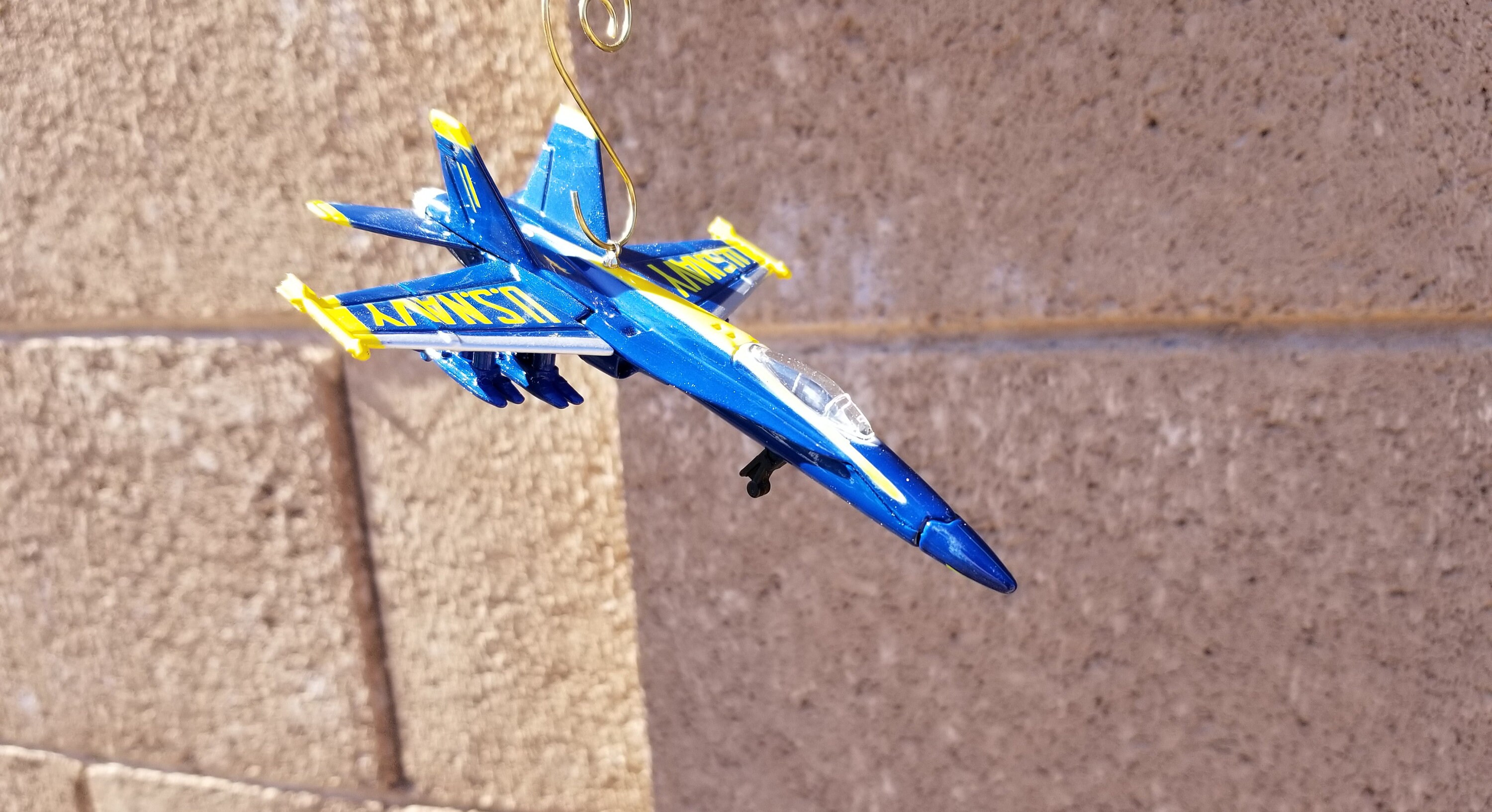 Christmas Ornament, Navy Ornament, F/A-18C Hornet, Airplane Ornament ...