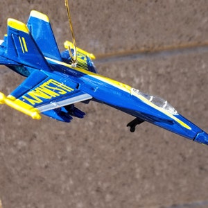 Christmas Ornament, Navy Ornament, F/A-18C Hornet, Airplane Ornament ...