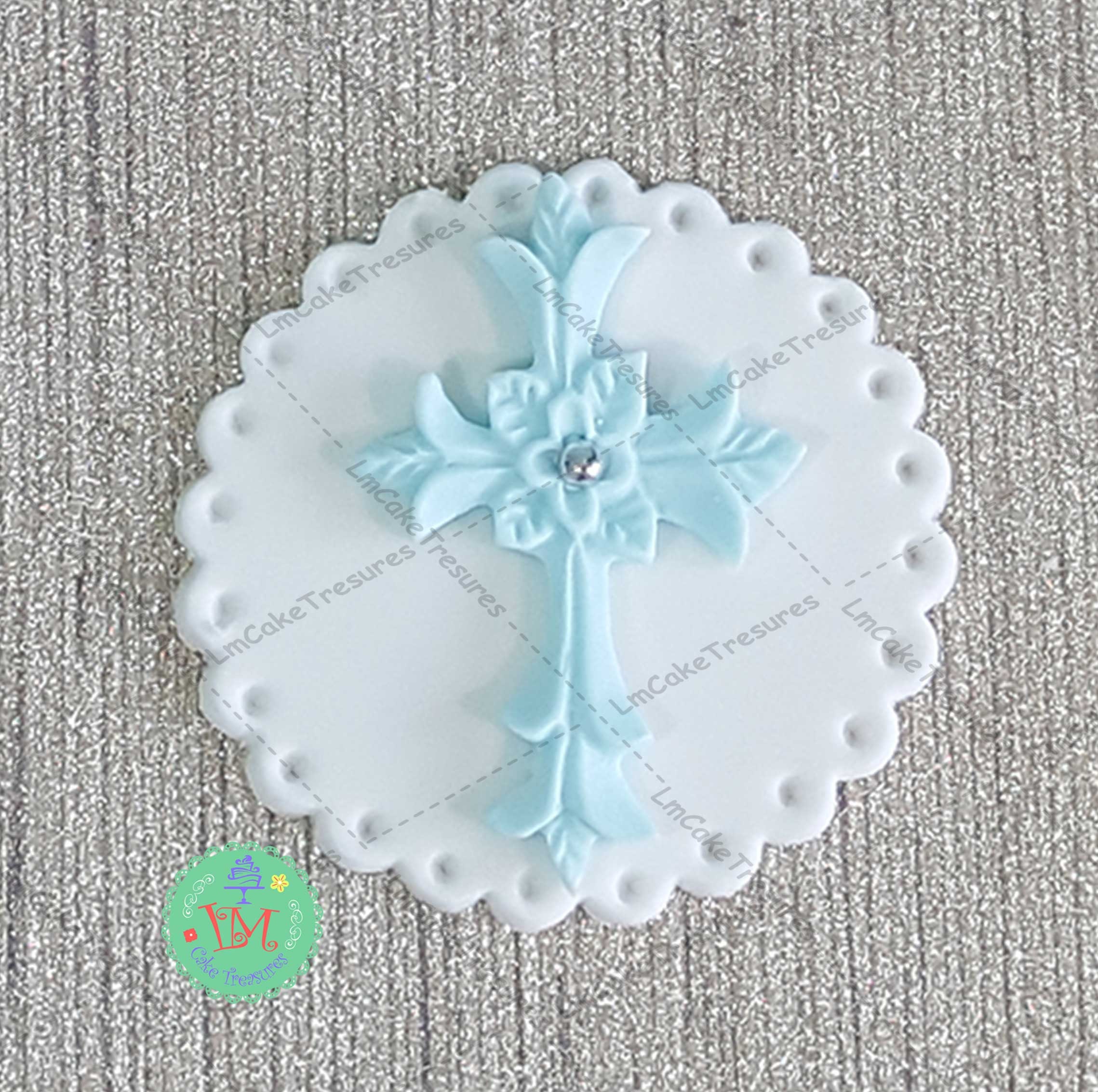 Fondant Crosses - Sugar Crosses - Crosses for Cakes or Cupcakes ...