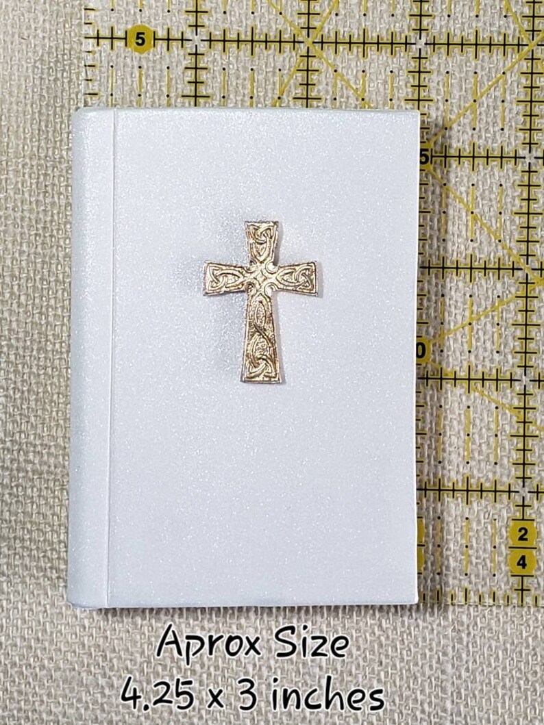 Fondant Bible Cake Topper Bible Cake Topper First Communion | Etsy