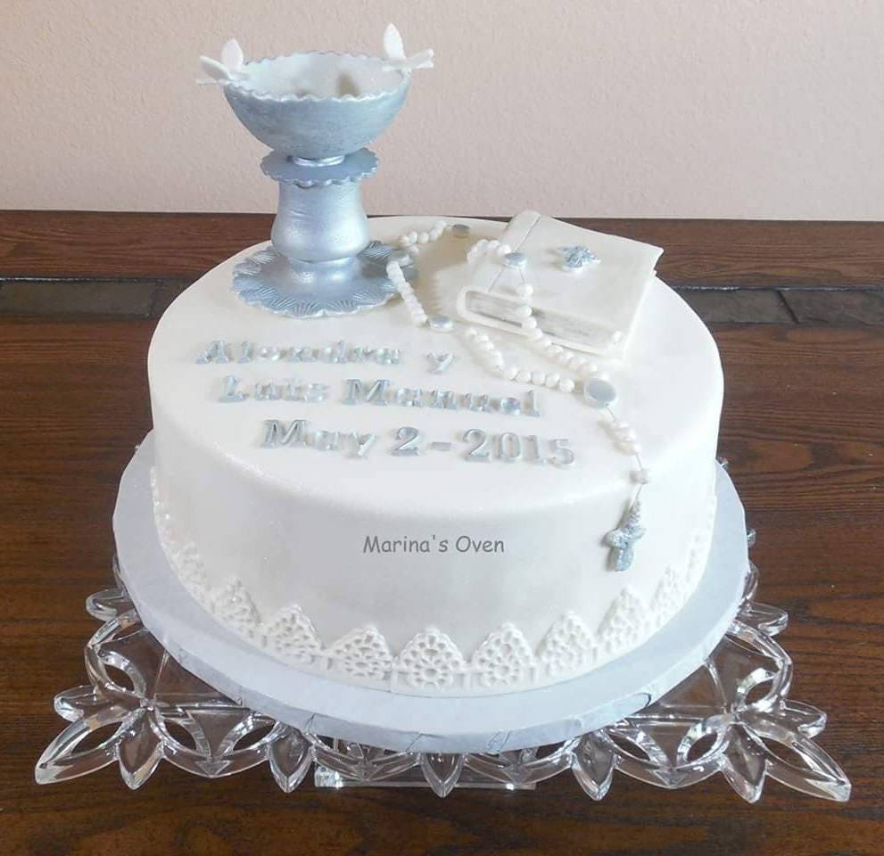 Fondant Bible Cake Topper Bible Cake Topper First Communion | Etsy