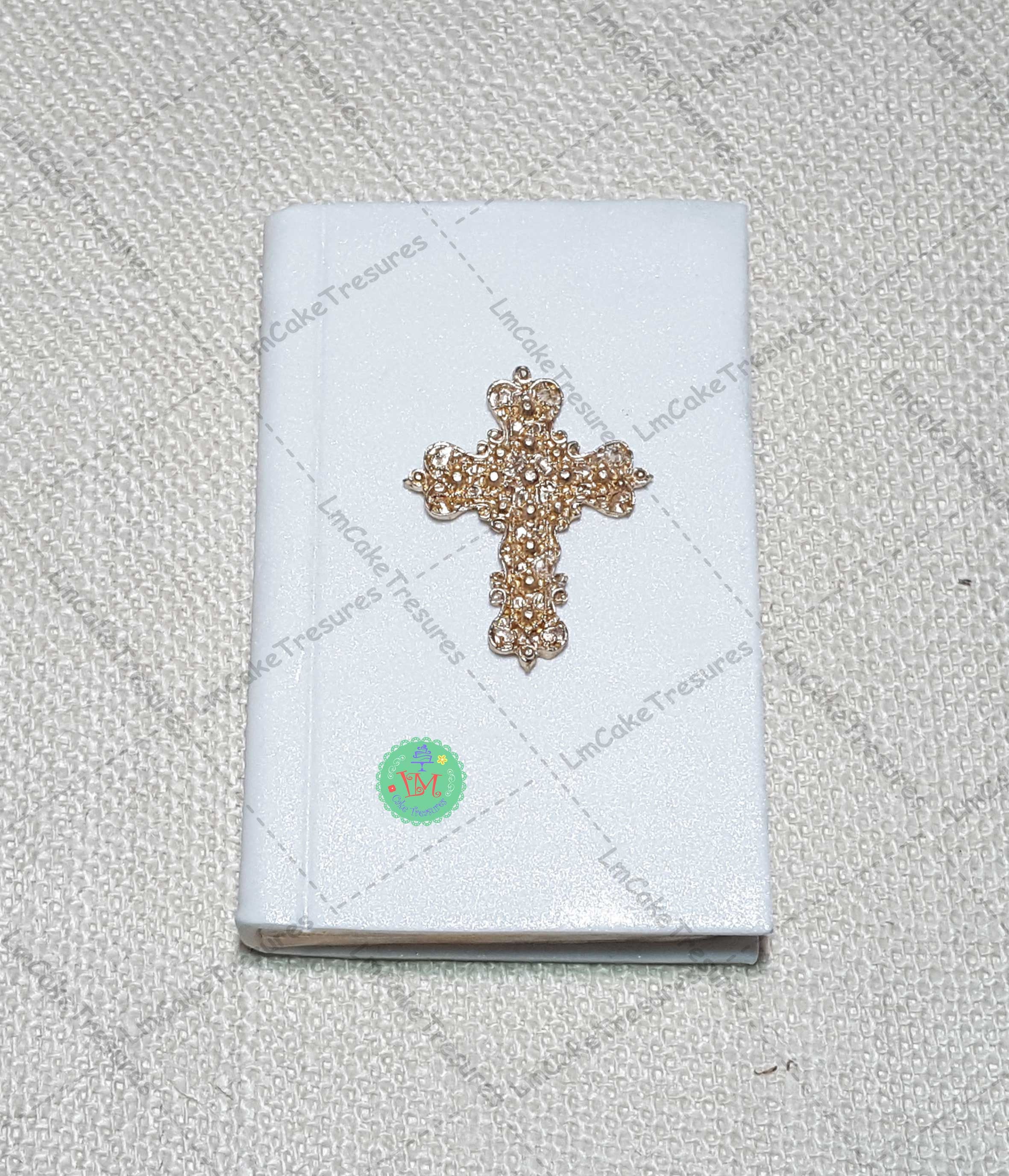 Fondant Bible Cake Topper Bible Cake Topper First Communion - Etsy
