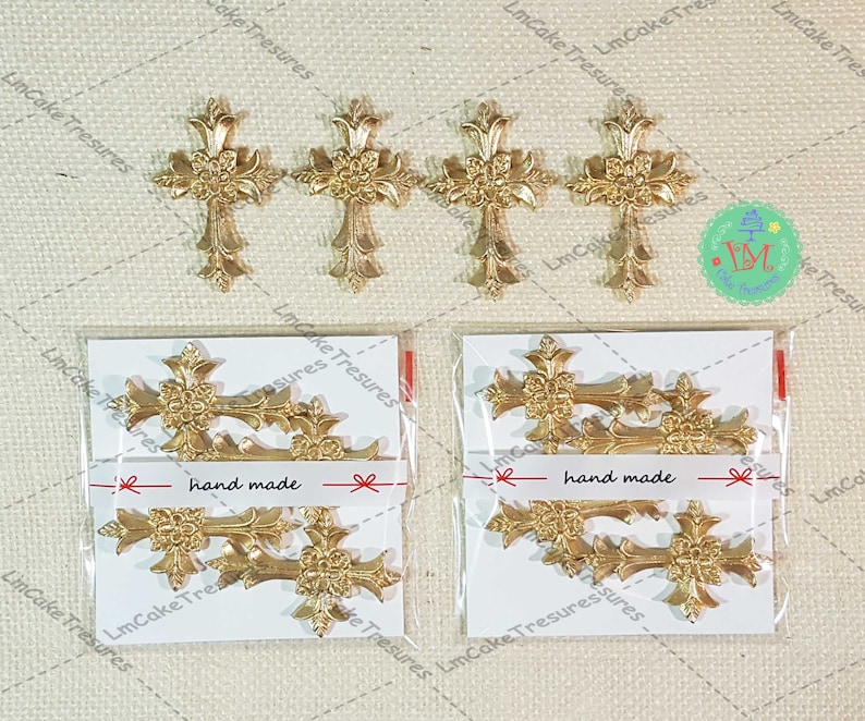 Fondant Crosses - Sugar Crosses - Crosses for Cakes or Cupcakes ...