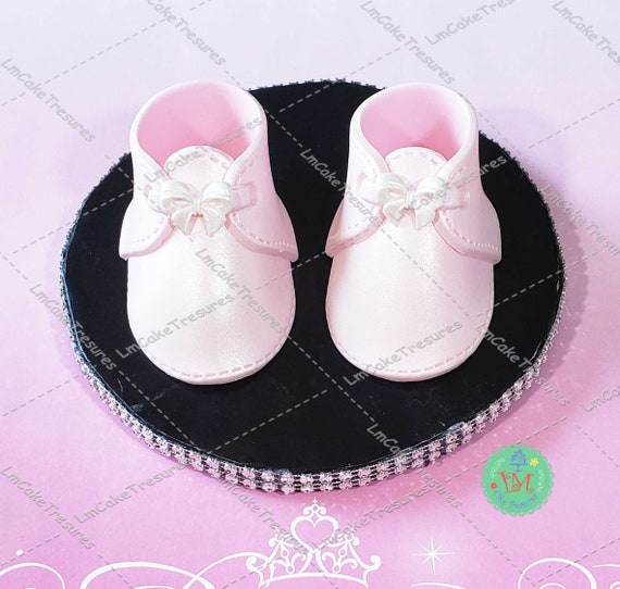 Baby Booties Cake Topper Fondant Baby Booties ONE Pair of - Etsy