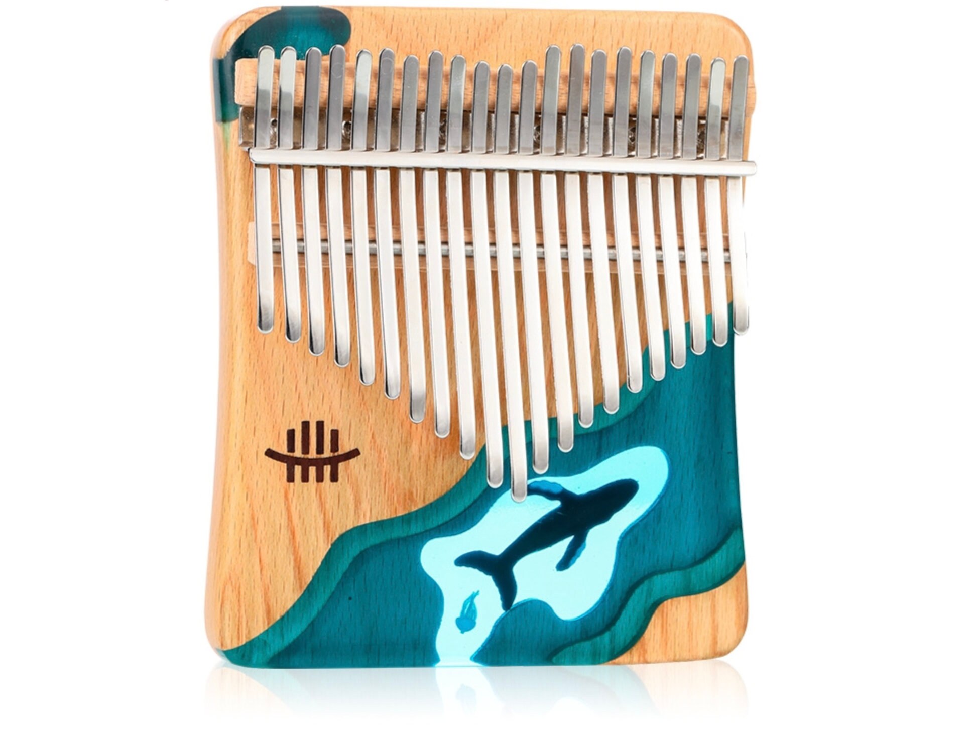 Spirit Kalimba 21 Keys, Unique Handmade Design, Perfect for Gift, Ocean ...