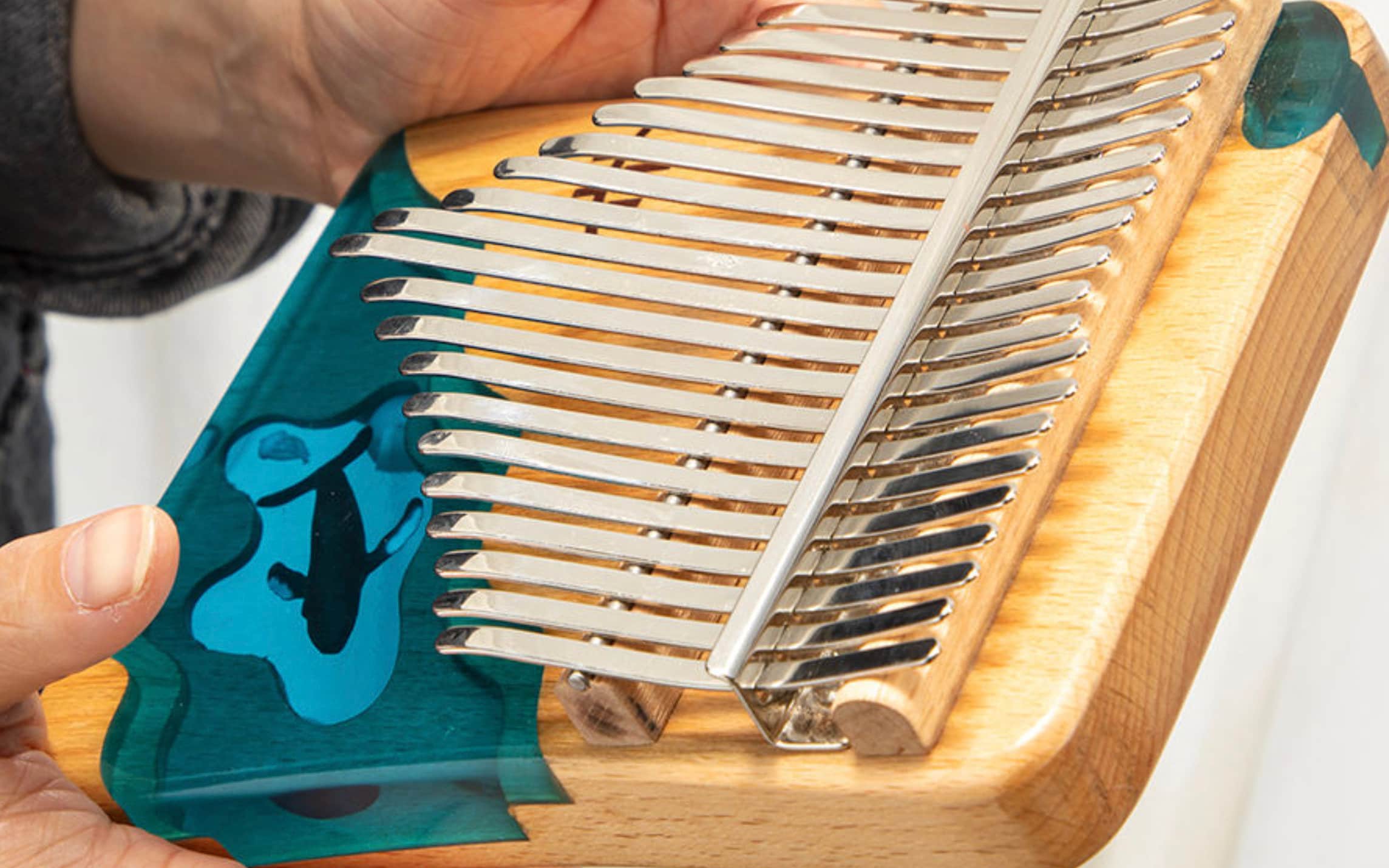 Spirit Kalimba - 21 Keys, Unique Handmade Design, Perfect for Gift ...