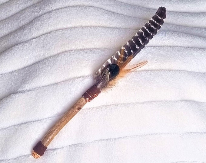 Smoke Fanning Feather - Pagan Wiccan Celtic Saining Ceremony - Large ...