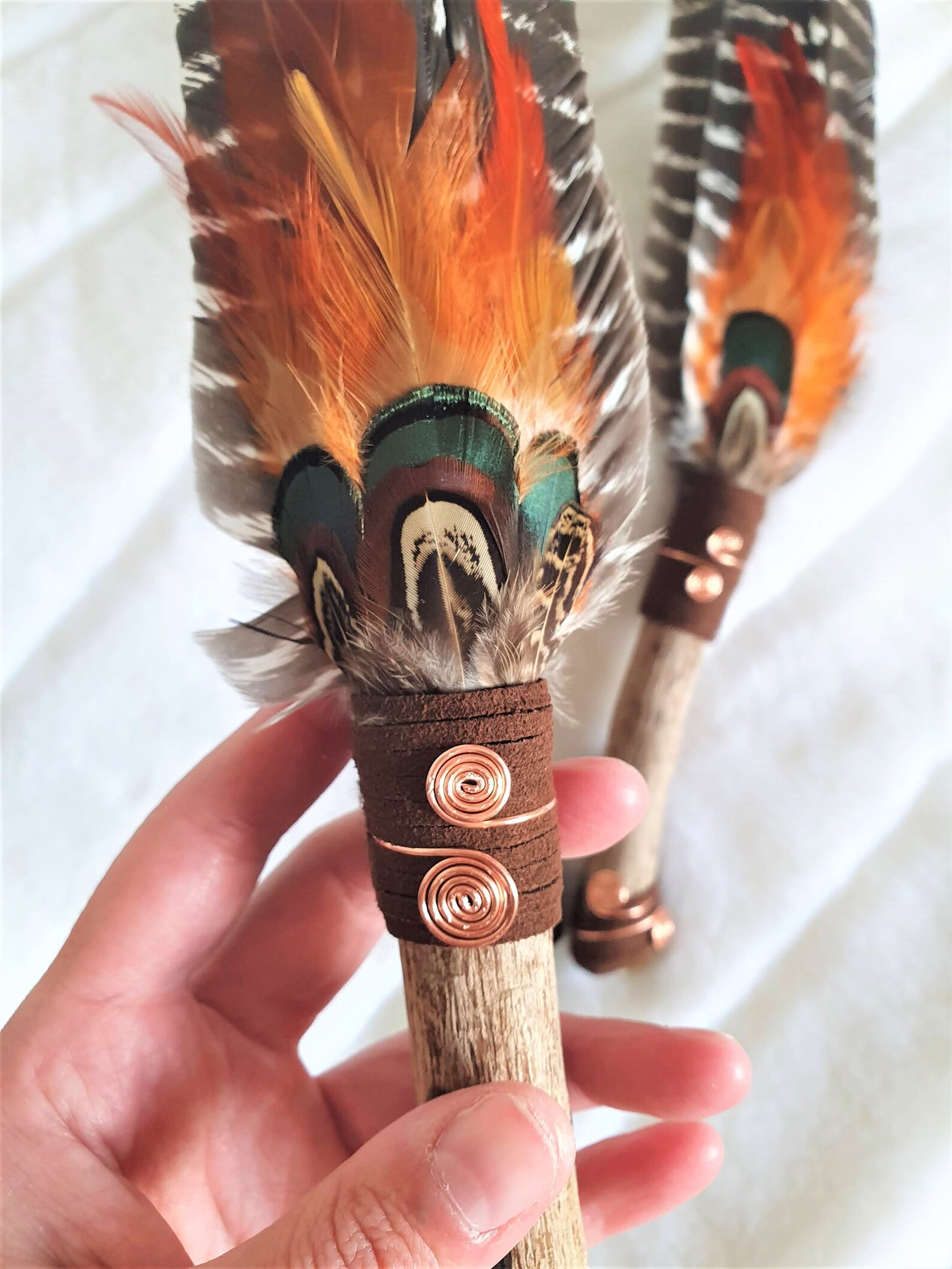 Smoke Fanning Feather Pagan Wiccan Celtic Saining Ceremony | Etsy