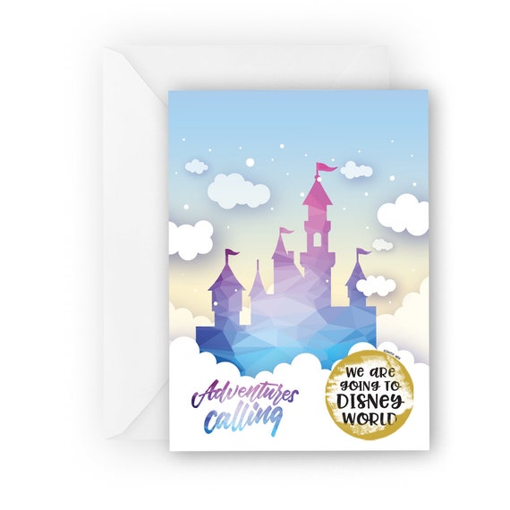 Disney Scratch off Card Disneyworld Surprise Trip Reveal We | Etsy