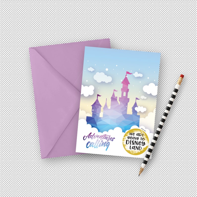 Disney Scratch off Card Disneyworld Surprise Trip Reveal We - Etsy