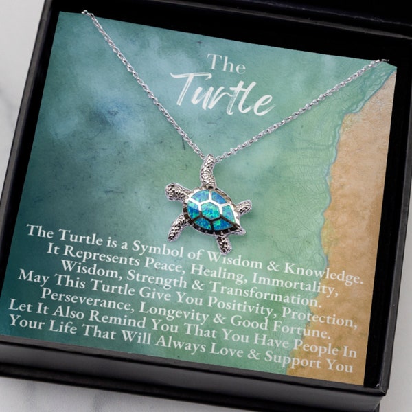 Turtle Necklace - Etsy