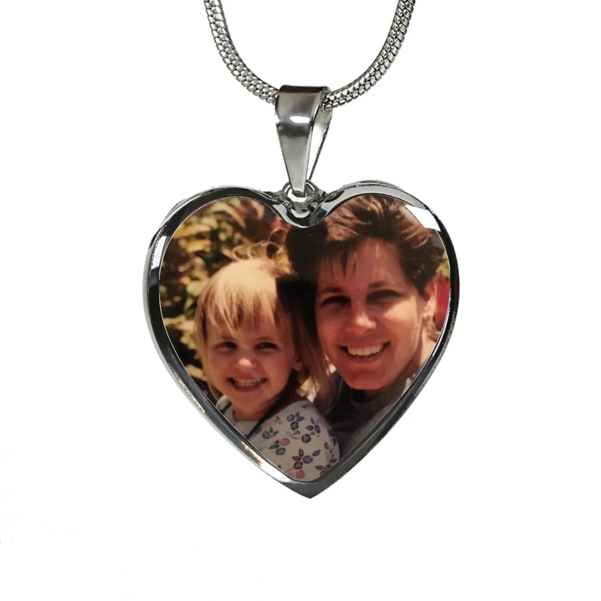 Custom Photo Pendant Memorial Picture Necklace Unique | Etsy