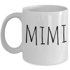 Mimi Gift Mimi Coffee Mug Customizable Personalized - Etsy
