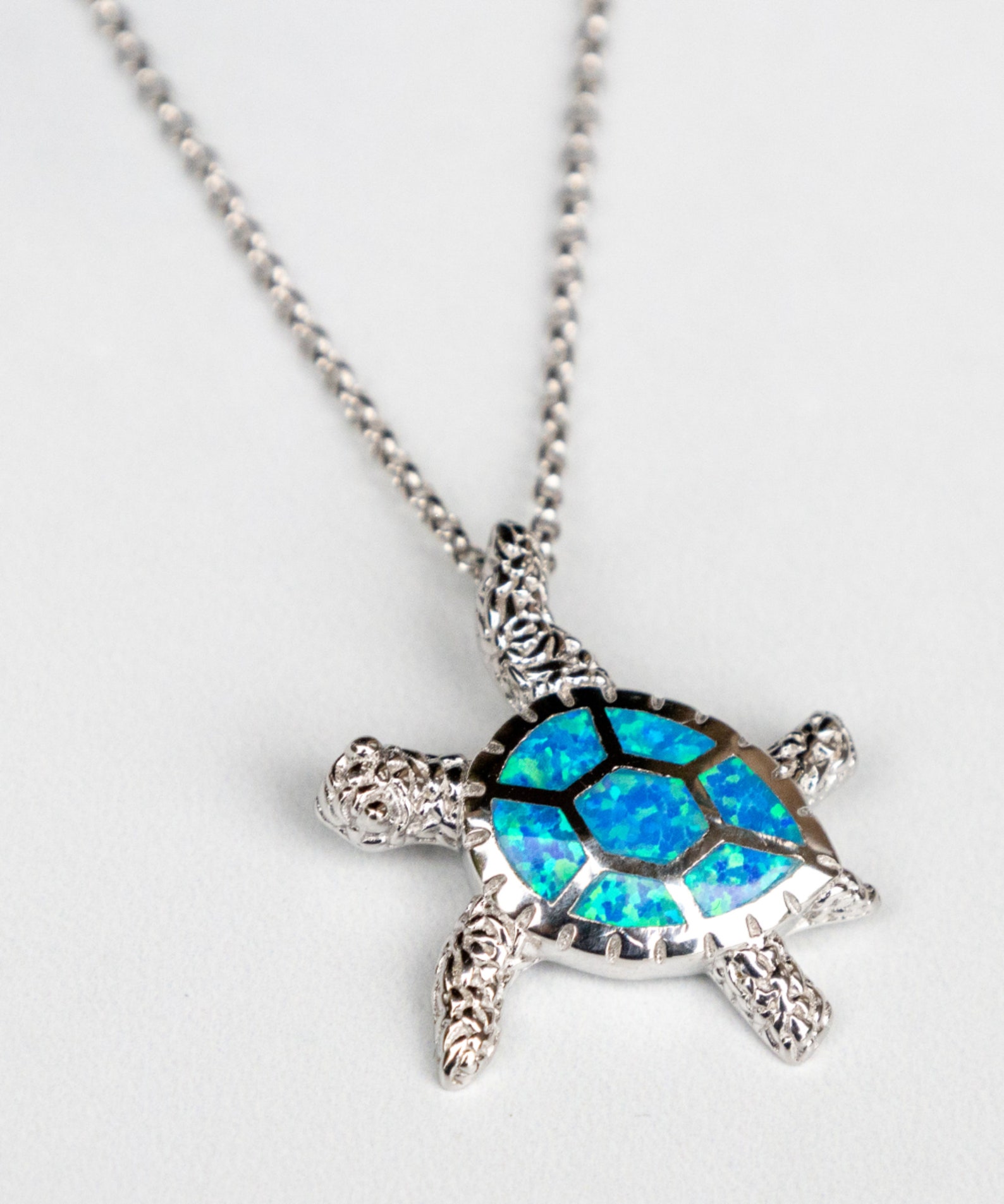 Opal Turtle Necklace Pendant Jewelry Gift for Her or Him - Etsy