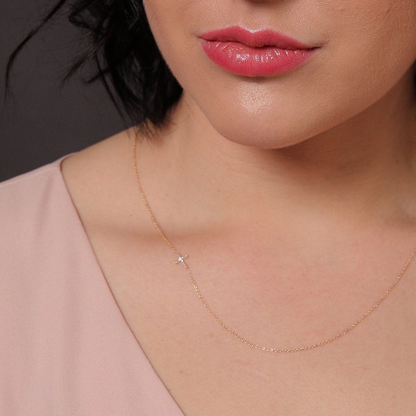 Off Center Necklace - Etsy