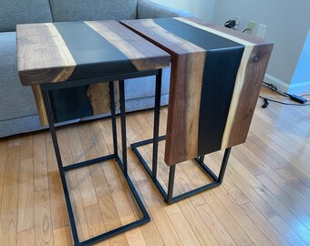 Custom Wood End Tables - Etsy
