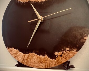 Epoxy Wood Clock | Etsy