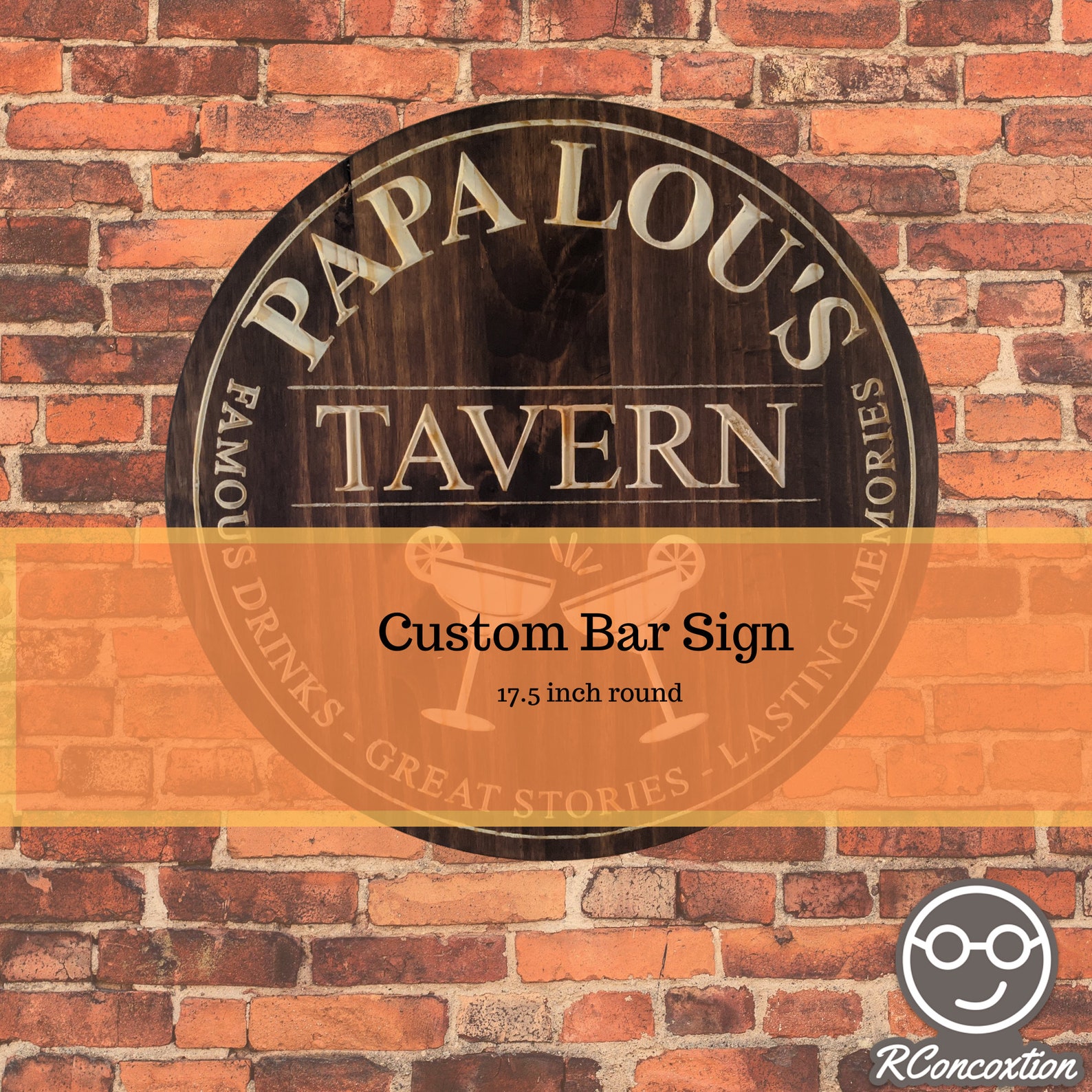 Custom Wooden Carved Bar Sign Personalized Tavern Sign - Etsy