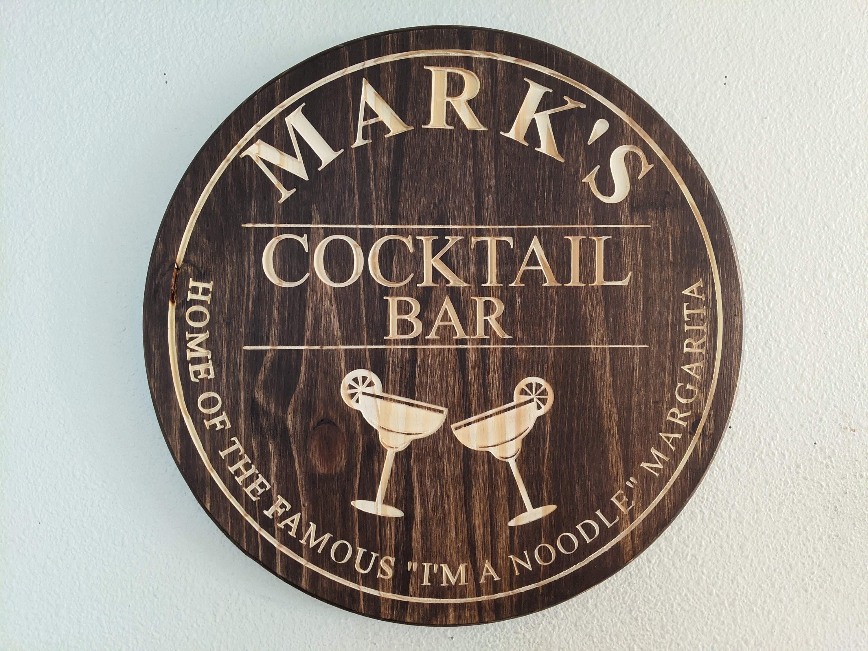 Custom Wooden Carved Bar Sign Personalized Tavern Sign - Etsy