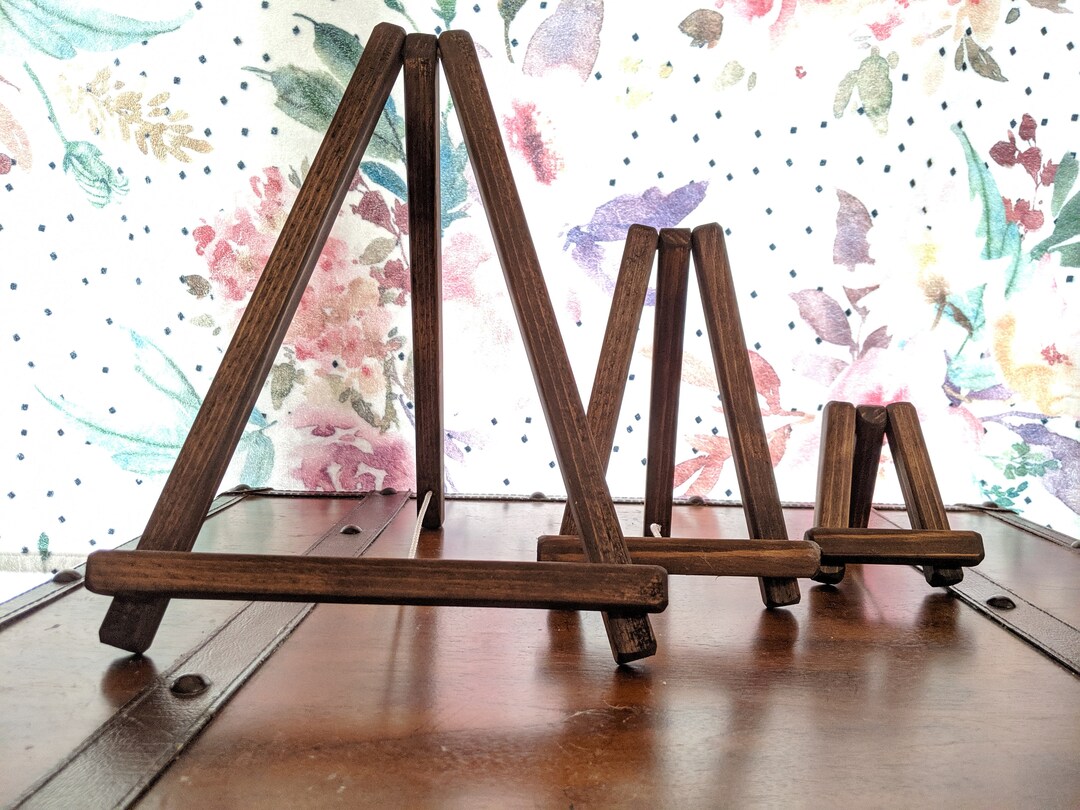 Wooden Picture Easel Wedding Display Photo Stand, Mini, Medium, Large ...