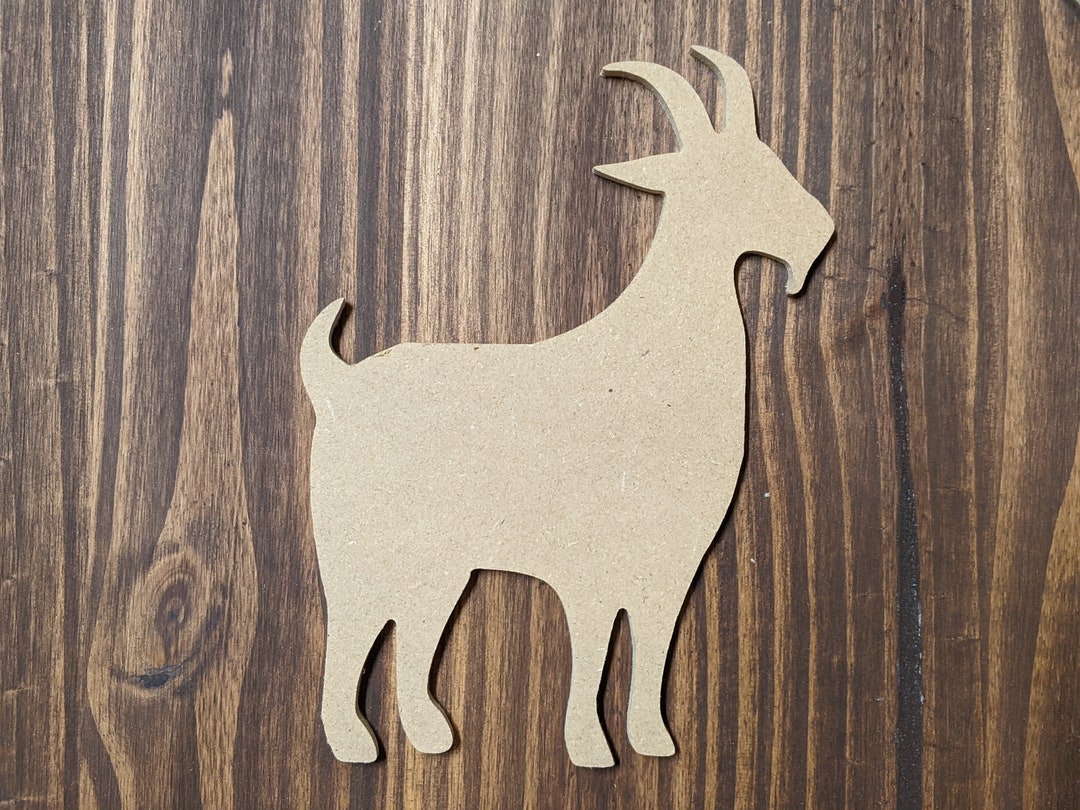 Mosaic Supplies - Unfinished Goat for DIY Crafts | Decoupage - Etsy