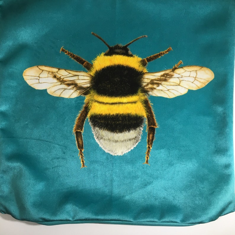 Sumptuous Chenille Bee Cushion - Etsy