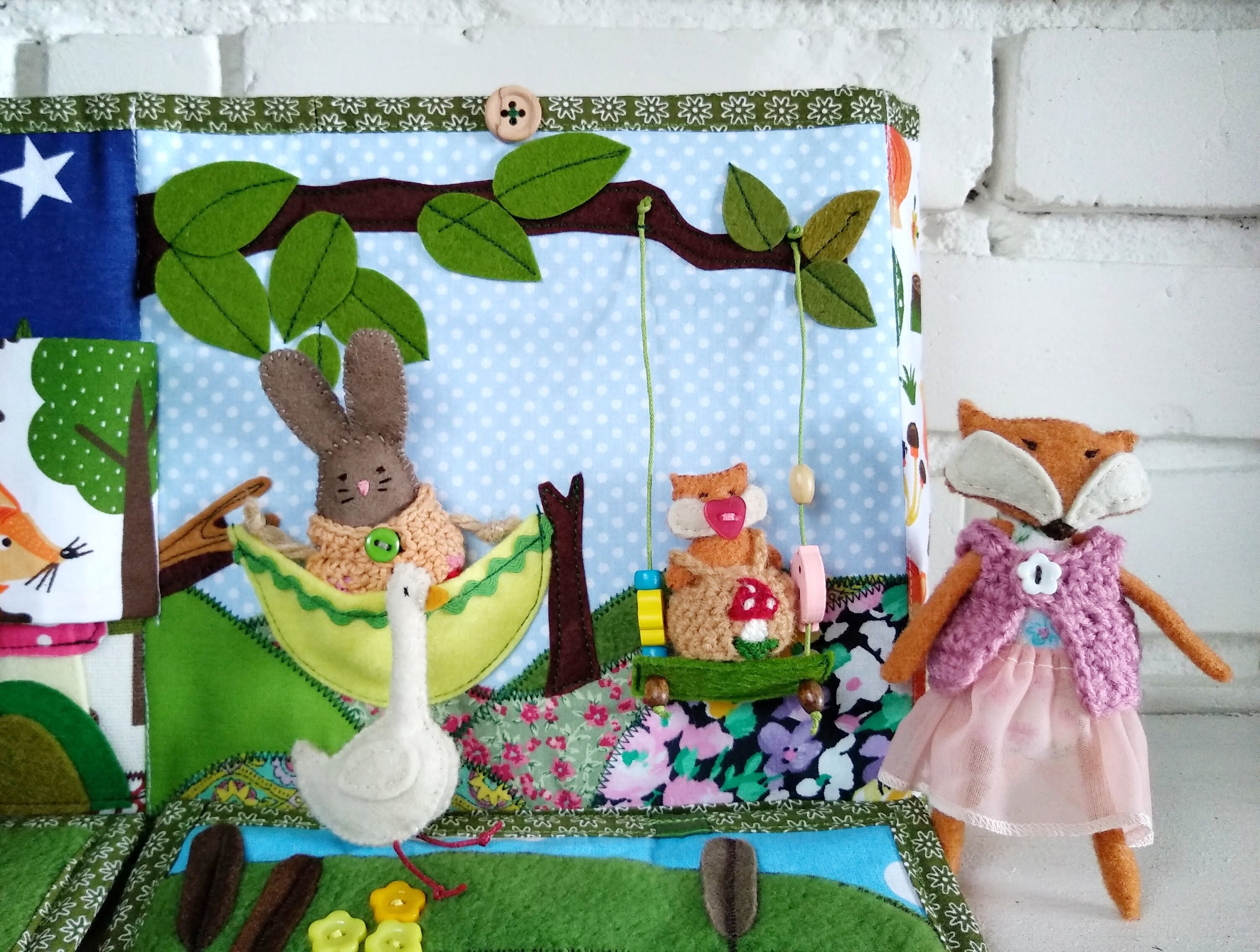 Custom Quiet Book, Playhouse Book, Busy Book Toddler, Travel Dollhouse ...