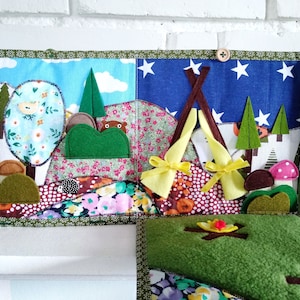 Custom Quiet Book, Playhouse Book, Busy Book Toddler, Travel Dollhouse ...